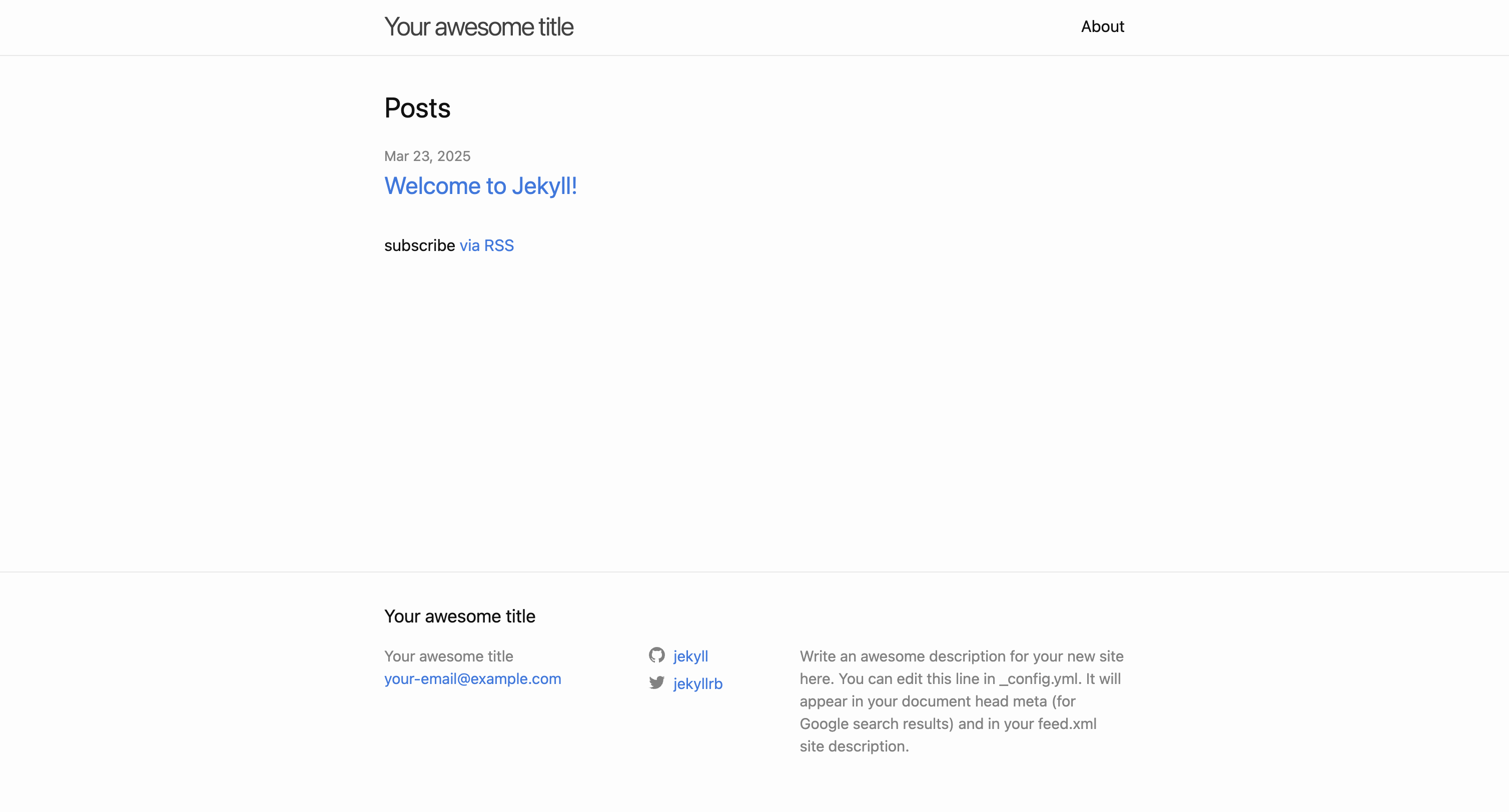 2. GitHub Blog로 포트폴리오 만들기(Jekyll 설치)