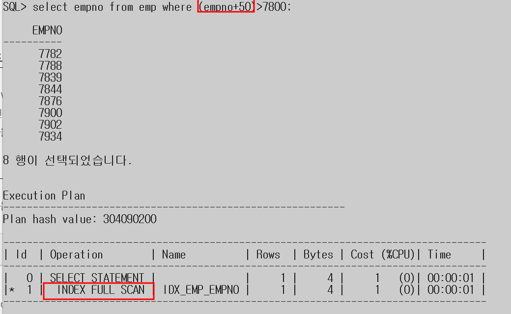 [oracle] index (Function-Based Index)
