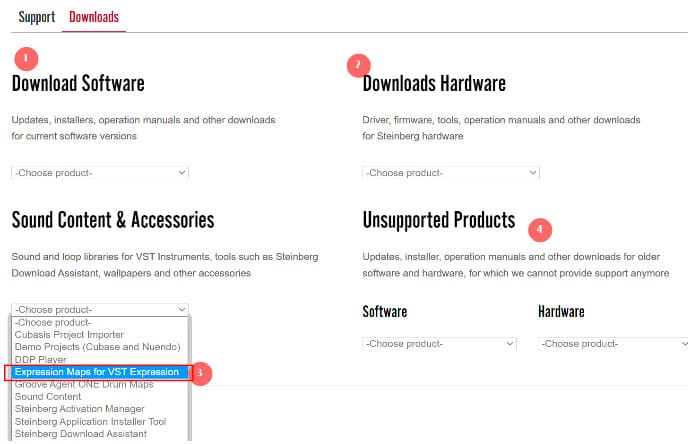 큐베이스 익스프레션 맵, Expression Maps 설치 방법