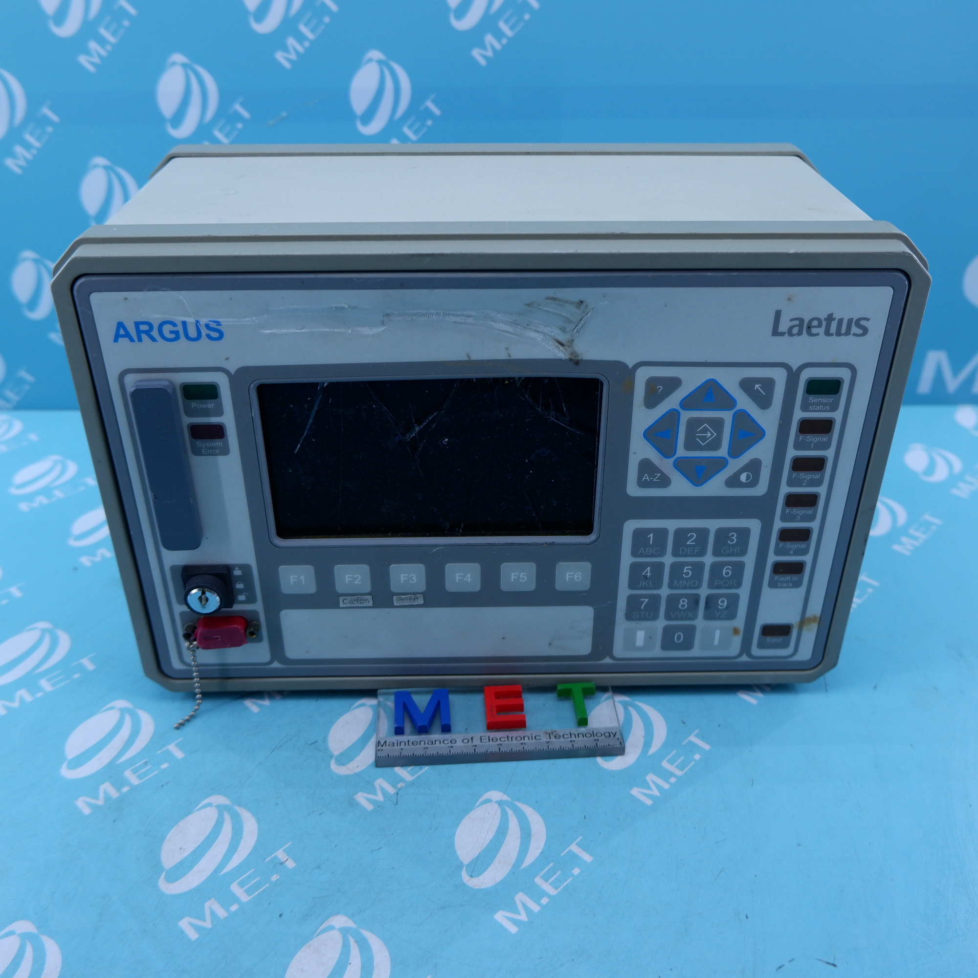 109836013(PANEL BROKEN) [ETC CONTROLLER] LAETUS ARGUS 6012 CONTROL OPERATOR 109836013(PANEL ...