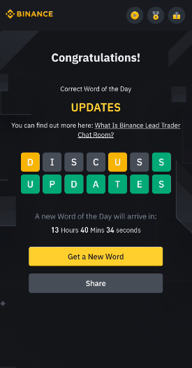 Binance Word of the Day 정답(Theme: Futures Chat Room, 2024-06-24 to 2024 ...