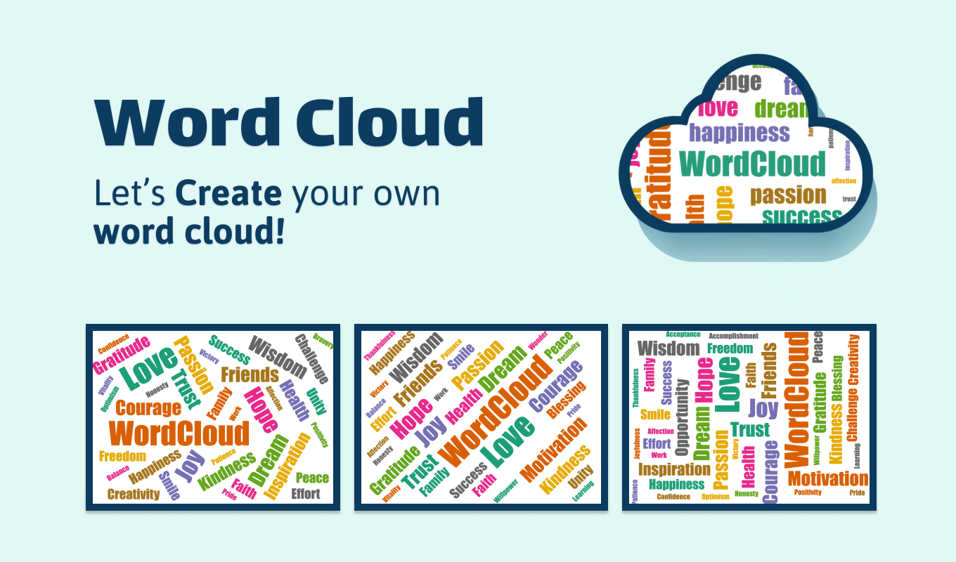 Adobe Express Add-on #Word Cloud
