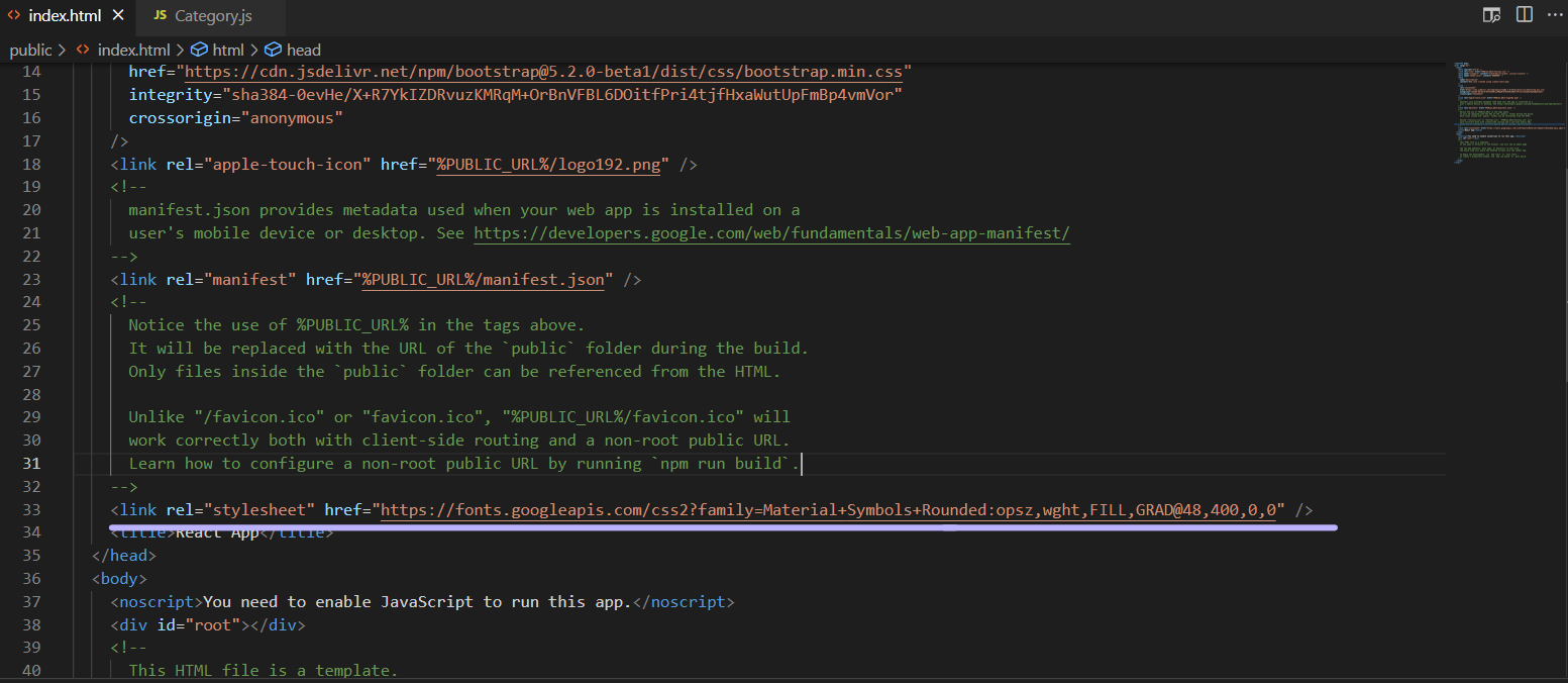 [React] Google fonts icons 사용하기