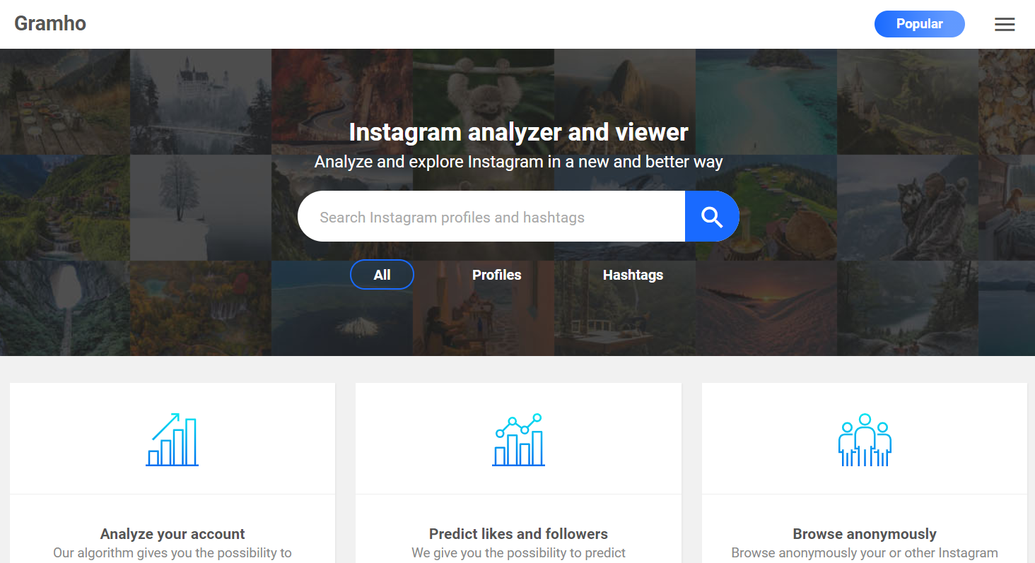 로그인 없이 인스타 사진, 동영상, 스토리 저장 사이트 - gramho