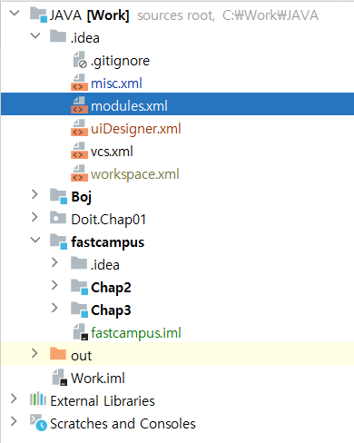 [IntelliJ] Module already exists 에러 해결 방법