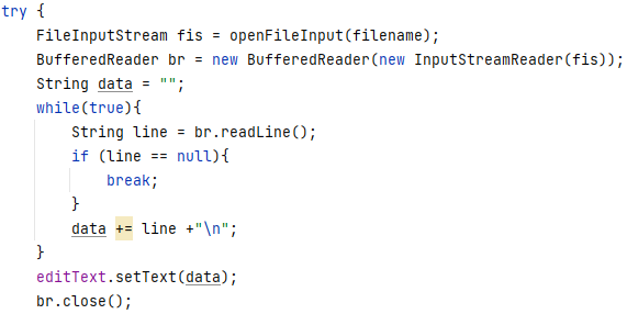 Android studio DatePicker FileOutputStream FileInputStream