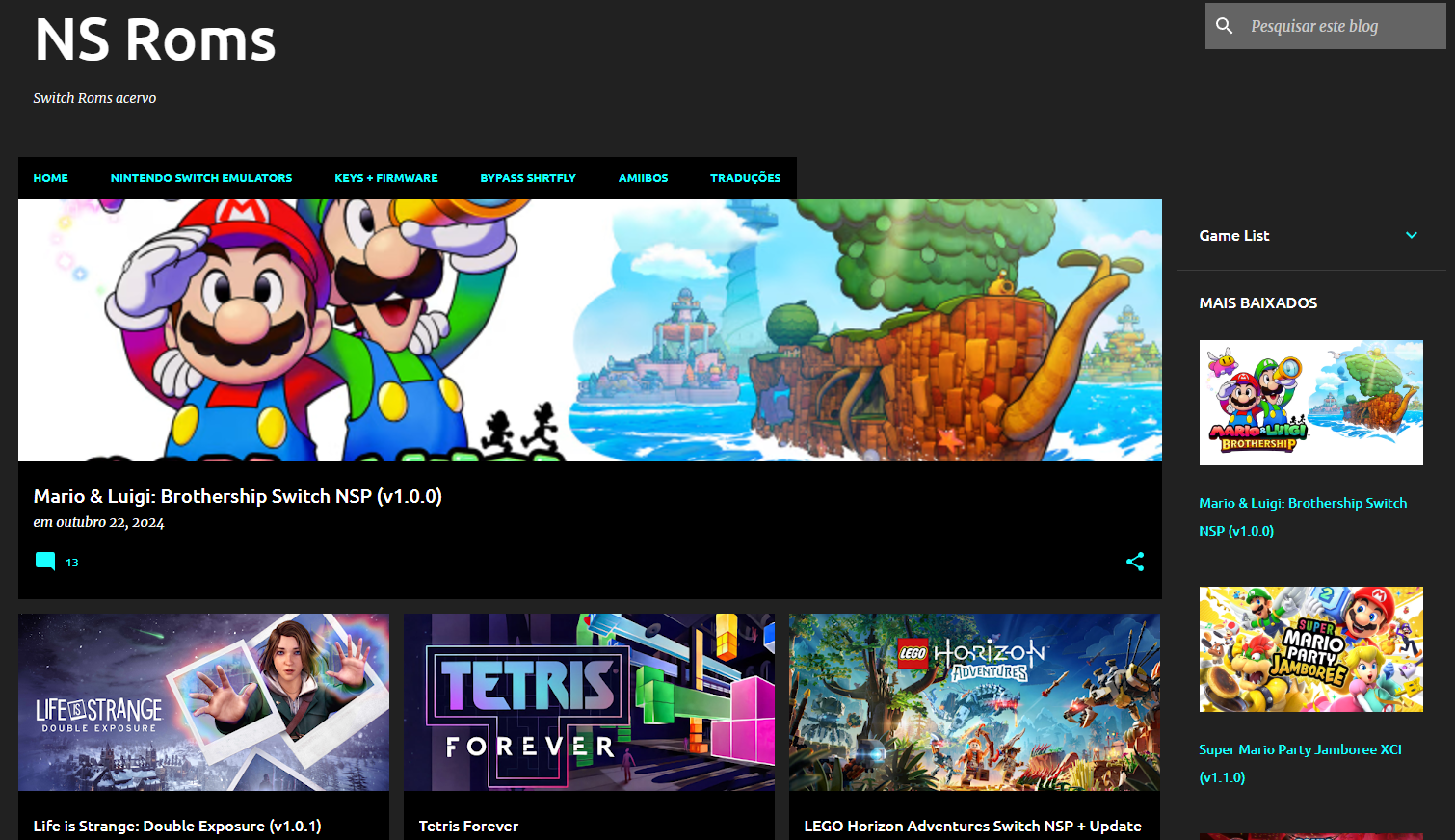 NSP NSW XCI 스위치 롬파일 다운로드 방법(닌텐도 스위치 게임롬 다운로드 사이트 TOP 5)