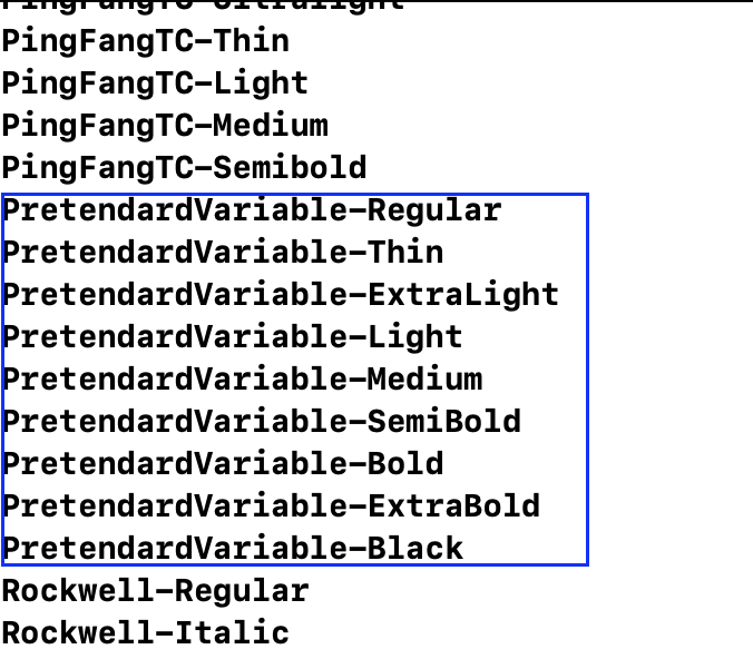 [iOS/ UIKit] UIFont Custom - Variable Font와 마주친 문제