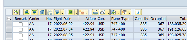 |ALV| 선택 필드(Remark field) Checkbox 구현 시 주의