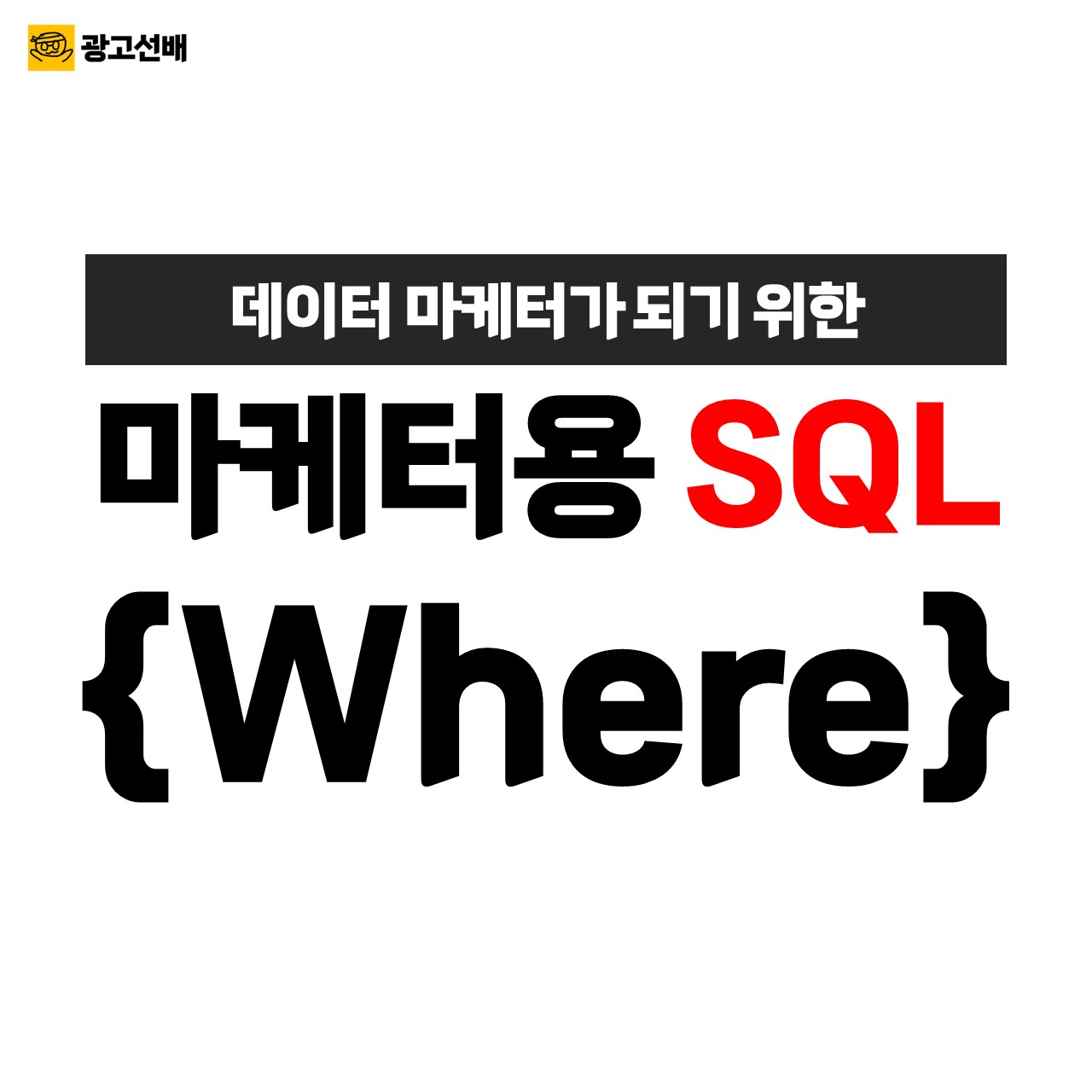 마케터용 SQL 03 {Where}