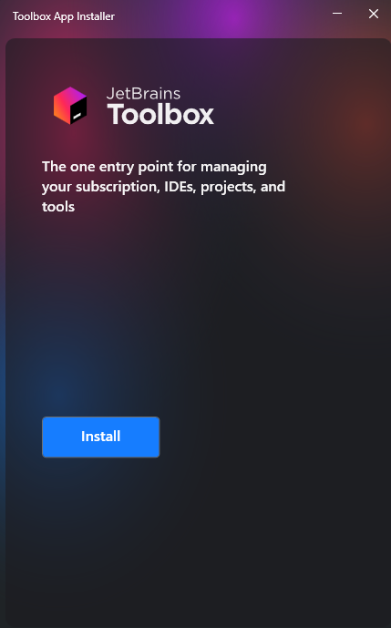 JDK IntelliJ JetBrains Toolbox 설치하기 Java 기초