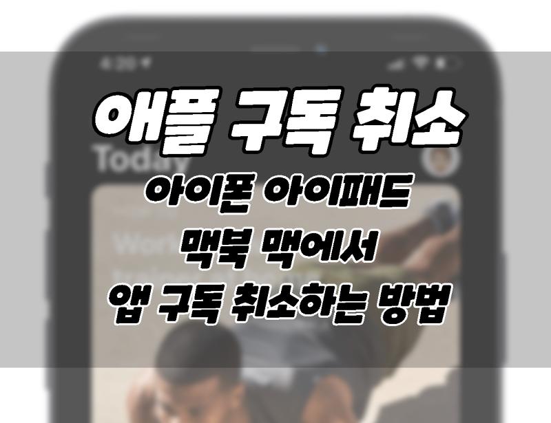 아이폰, 아이패드 및 맥과 맥북에서 앱 구독을 관리하고 취소하는 방법