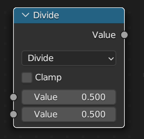 [블렌더] math node