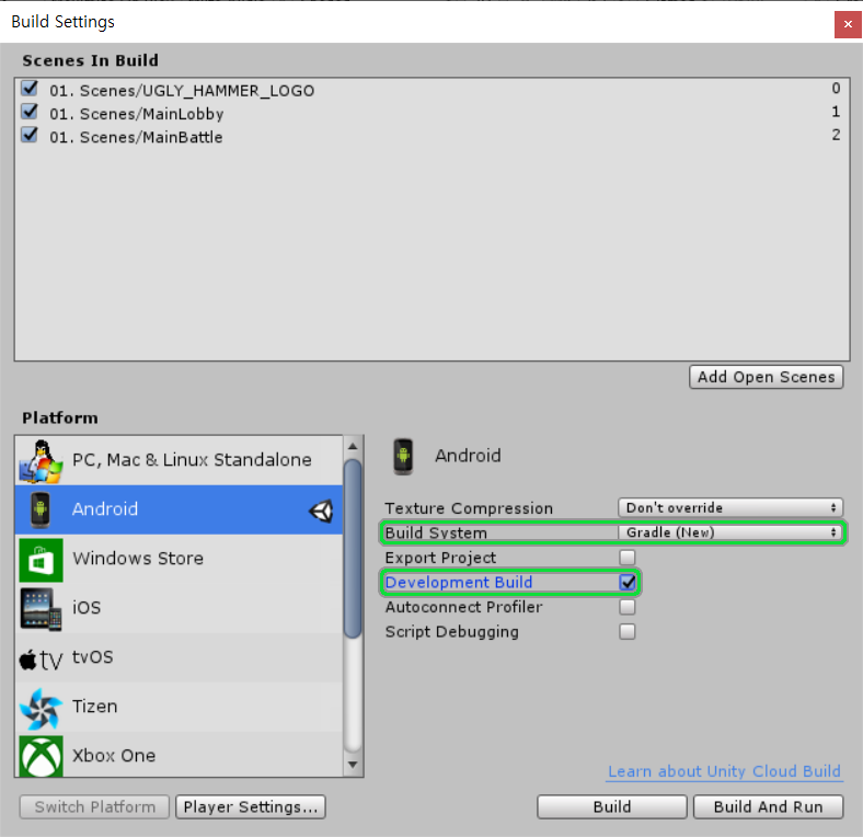 Unity Gradle Build Failed 해결해볼께요.
