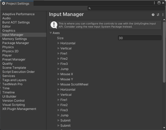 Unity 키보드, 마우스 입력 인식하기