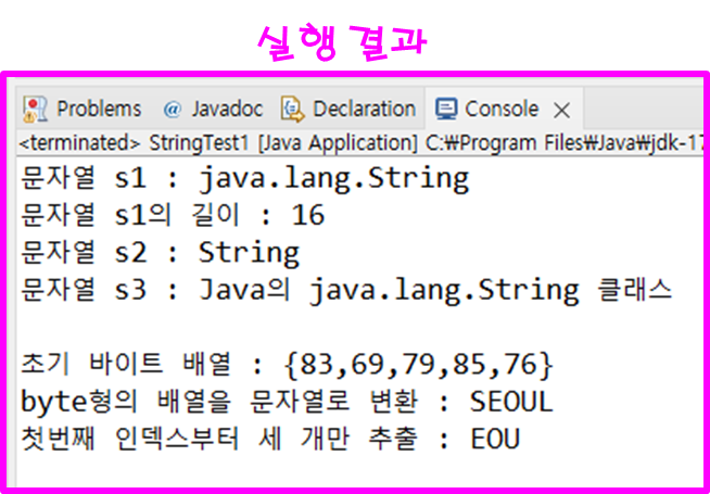 java.lang.String 클래스