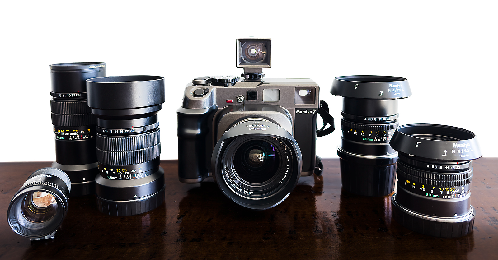 Mamiya 7 + 43, 65, 80, 150 & 210mm Mamiya 7 + 43, 65, 80, 150 & 210mm