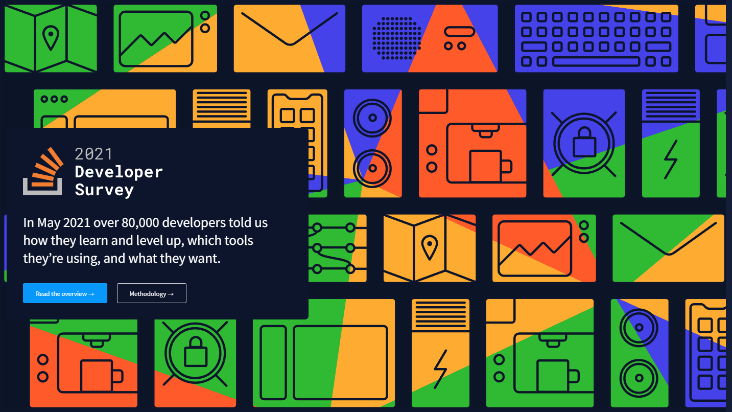 Stack Overflow Developer Survey 2021 결과 :: Simple is Beautiful.