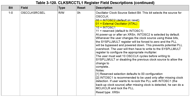 TMS320F280049 클럭세팅 - 요미전자
