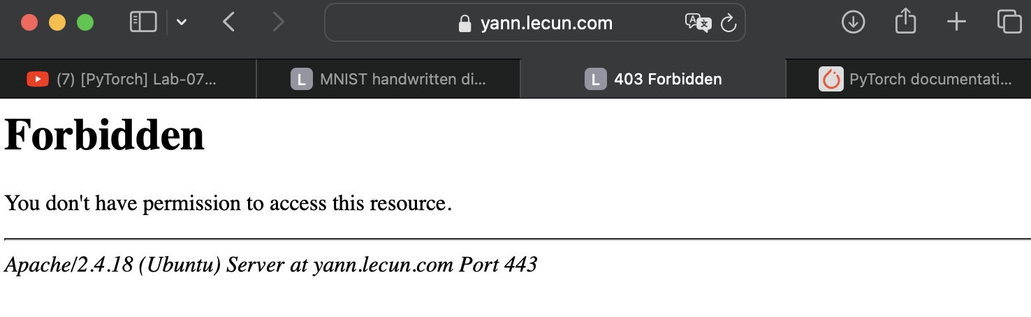 [PyTorch] MNIST Introduction 실습 : 모두를 위한 딥러닝 시즌2