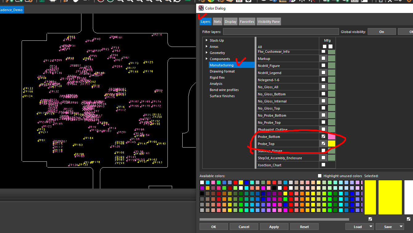[PCB Editor] OrCAD/Allegro PCB Test point 자동생성 하기 (testpoint 프로브 설정 ...