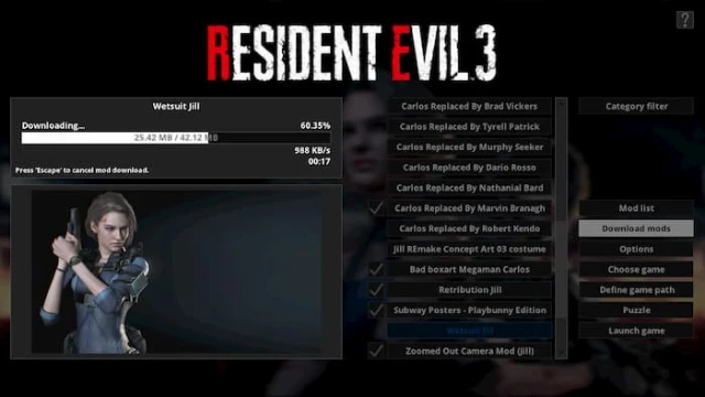 바하 RE:3 모드 | 플러피 모드 매니저 5000 사용법