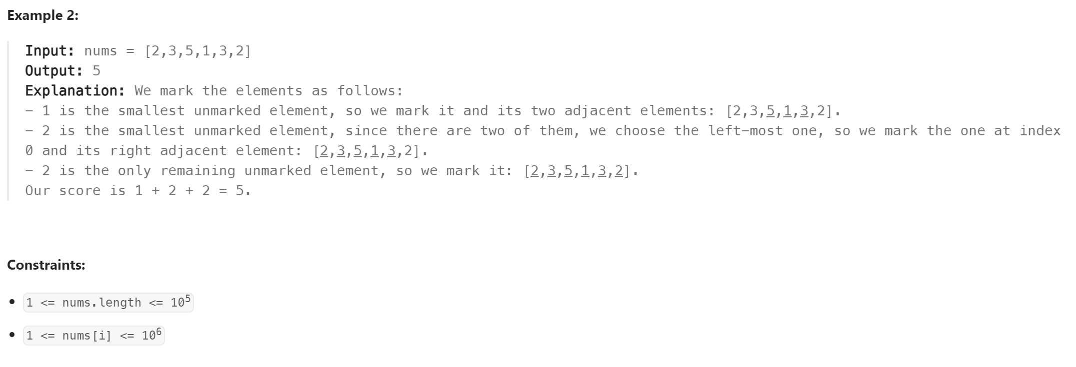 리트코드leetcodepython 2593 Find Score Of An Array After Marking All 6352