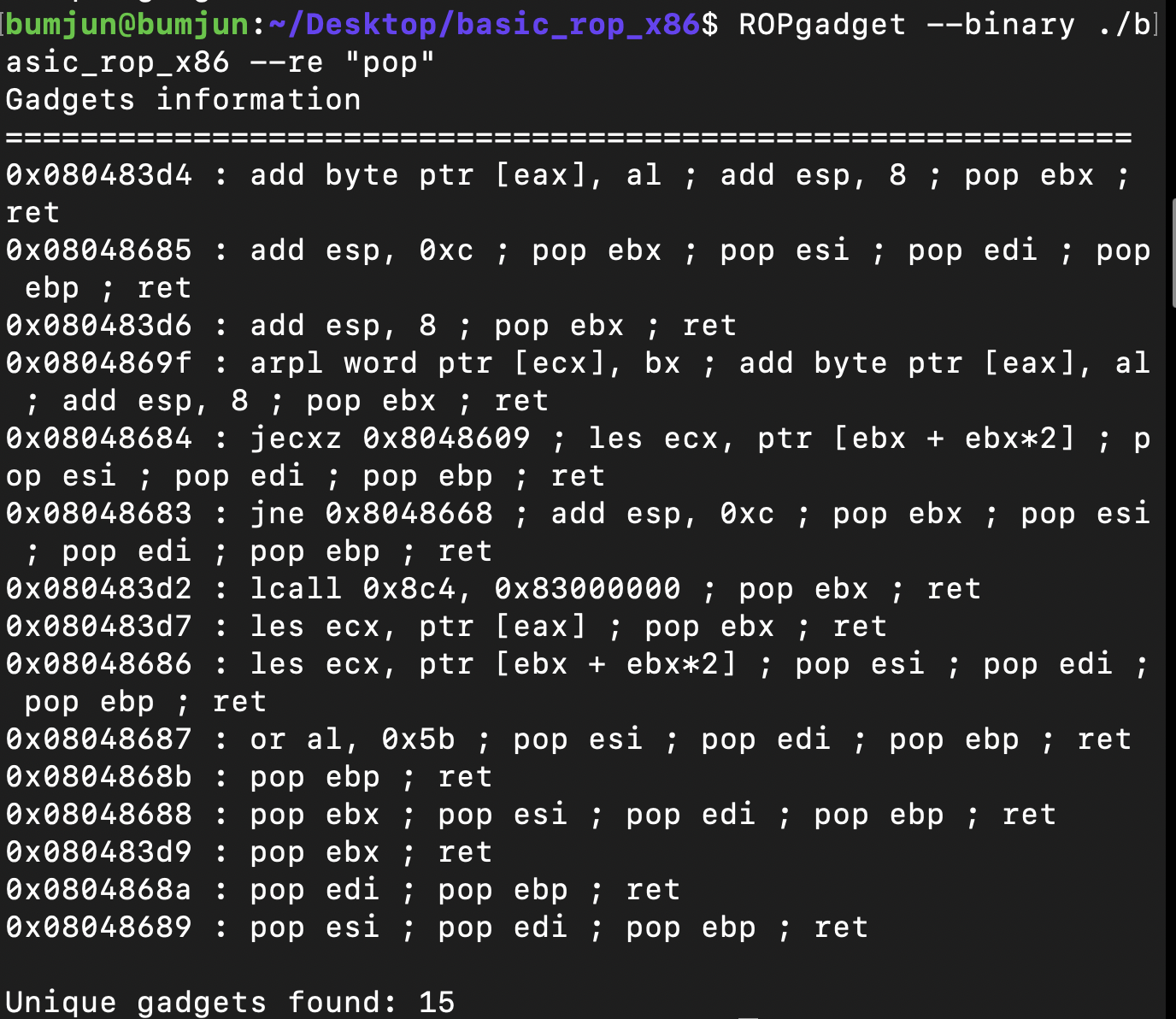 [dreamhack] level 2 basic_rop_x86