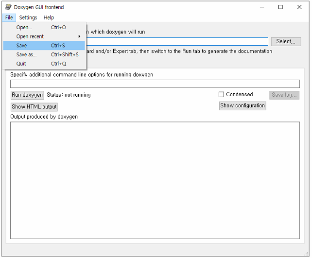 Doxygen 세부 설정 및 사용방법