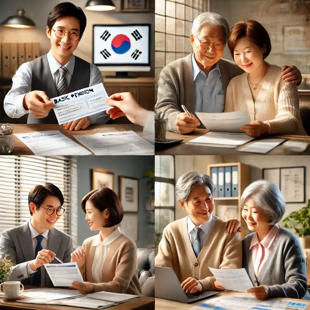 기초연금 수급자격 부부 수령액 재산 신청 방법 모의 계산