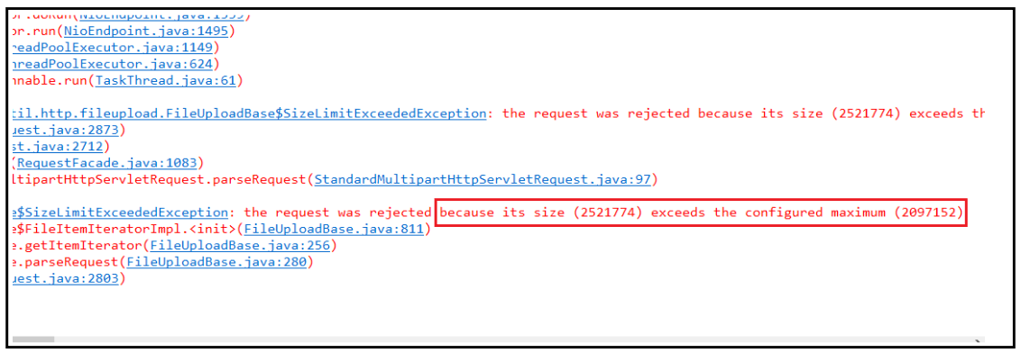 [JAVA] org.springframework.web.multipart.MultipartException 에러 (maxPostSize)