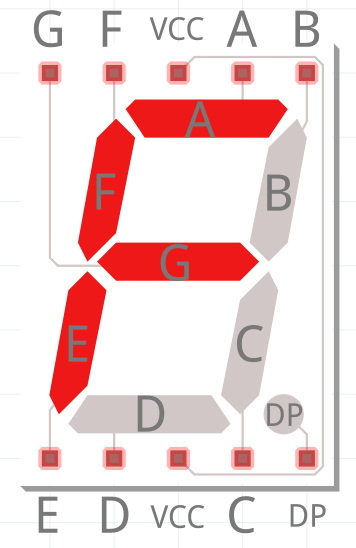 7 Segment (FND) 숫자 표시 방법 및 종류 및 사용법