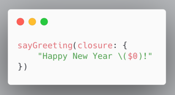 [Swift] Closure, Syntax Optimization :: 🍎