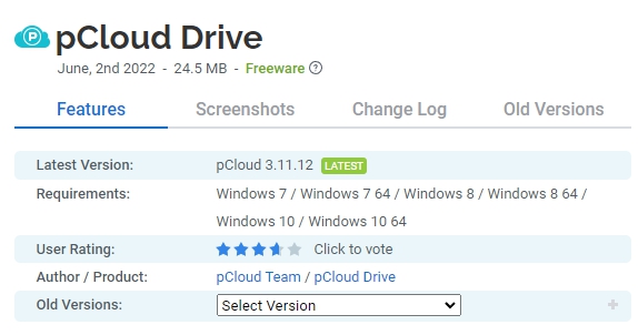 pCloud Drive 무료 다운로드
