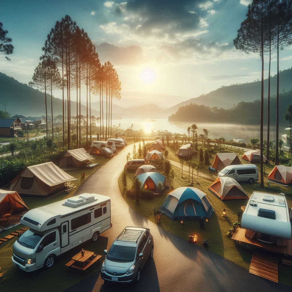 삼척 맹방비치캠핑장, 파도 소리를 벗삼아 밤하늘을 보다