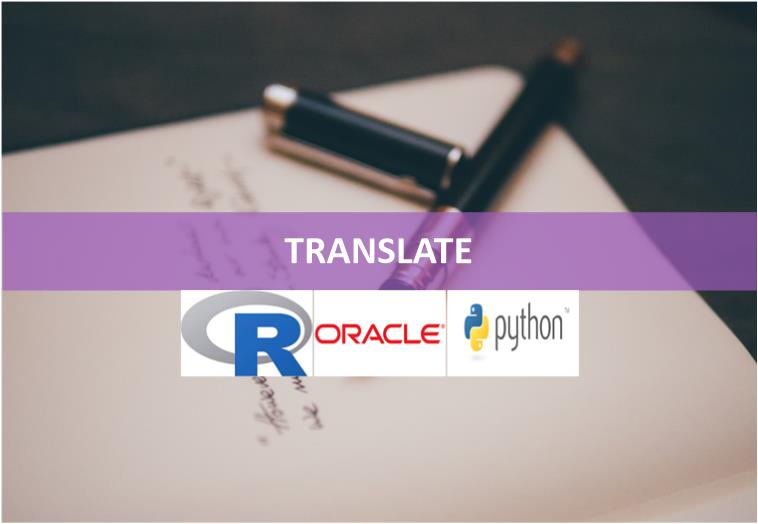 TRANSLATE 오라클 함수 [Oracle, Pandas, R Prog, Dplyr, Sqldf, Pandasql, Data ...
