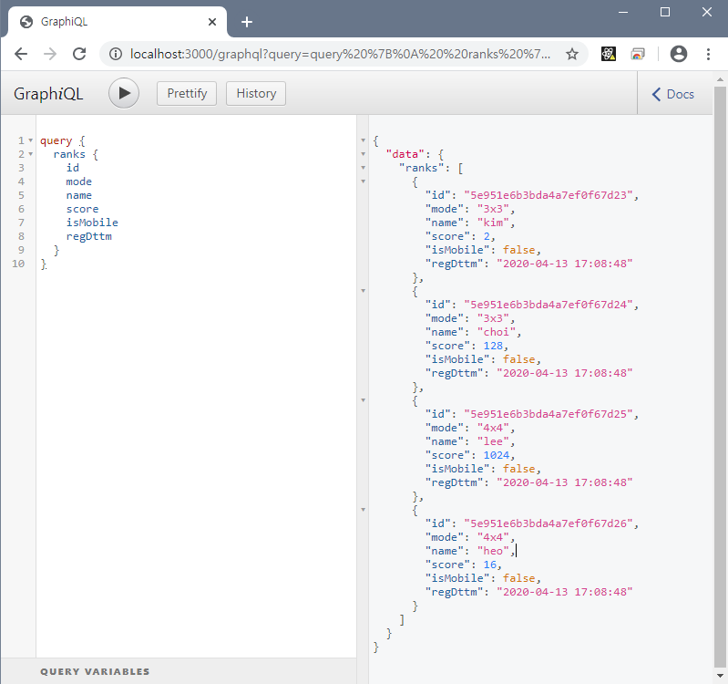 [GraphQL] 무작정 시작하기 (2) - Mutation