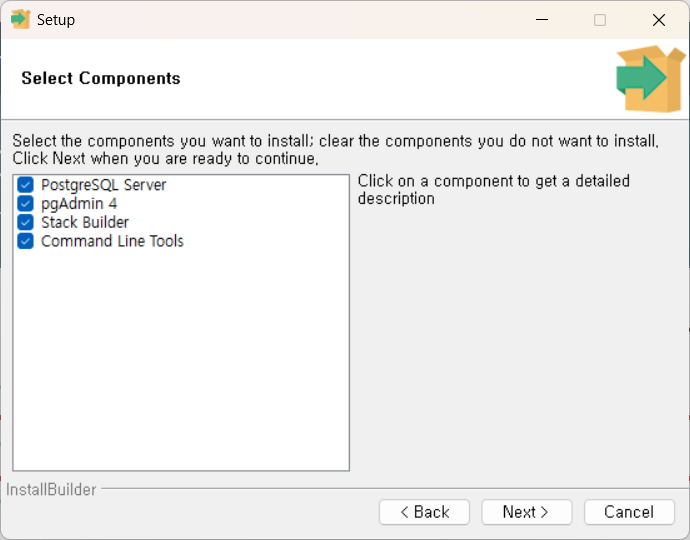 Windows OS 환경에서 PostgreSQL 설치하기