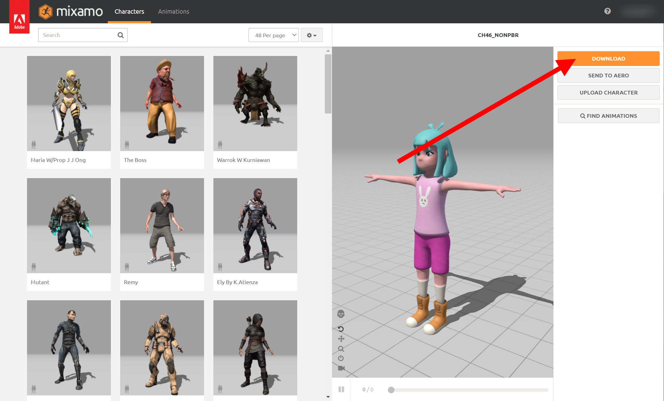 유니티에서 3D 캐릭터 모델의 휴머노이드 아바타 생성하기(Humanoid Avatar)