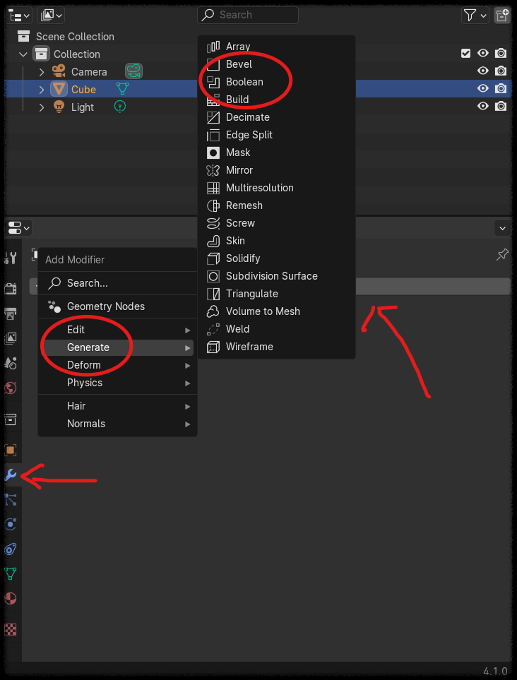 [Blender Modifier] Boolean