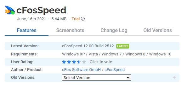 cFosSpeed 무료 다운로드