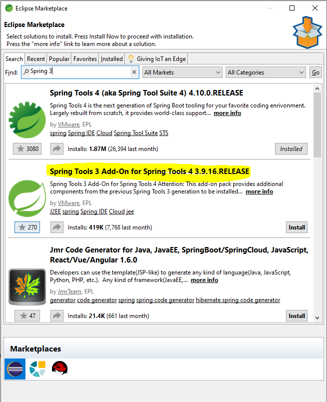 [STS] Spring MVC 프로젝트 없을 때