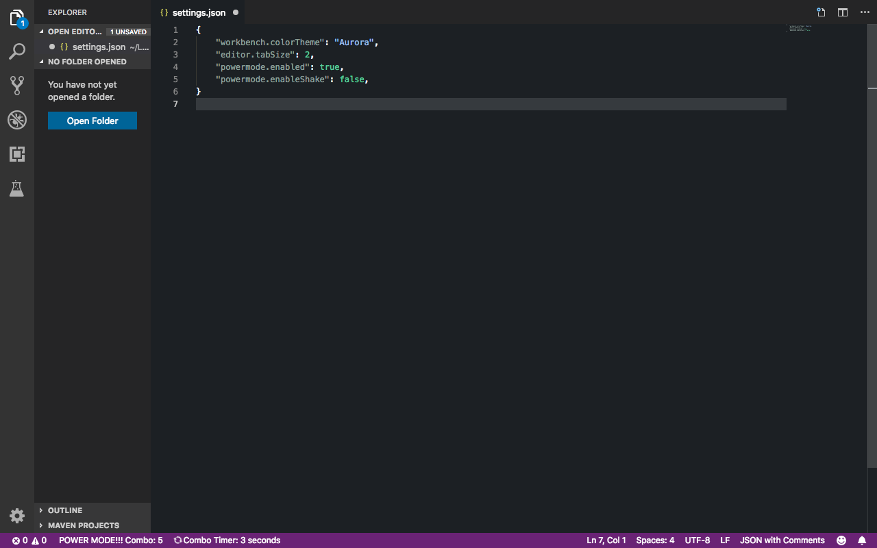 [vscode] 코드 power mode 설치, 설정법 + 사용자 설정