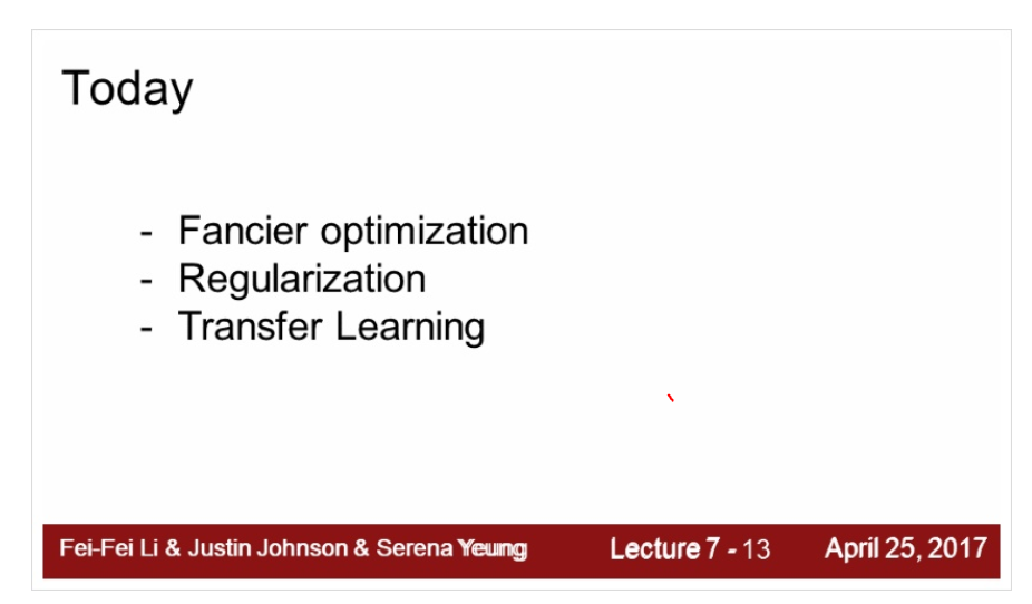 [CS231n] 7. Trainning Neural Networks, Part2 – winix's blog