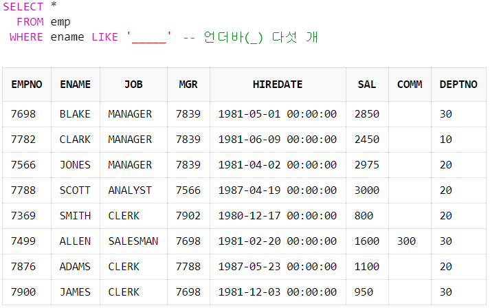 [Oracle] 오라클 LIKE 사용법 완벽 정리 (여러개, 패턴, 대소문자)