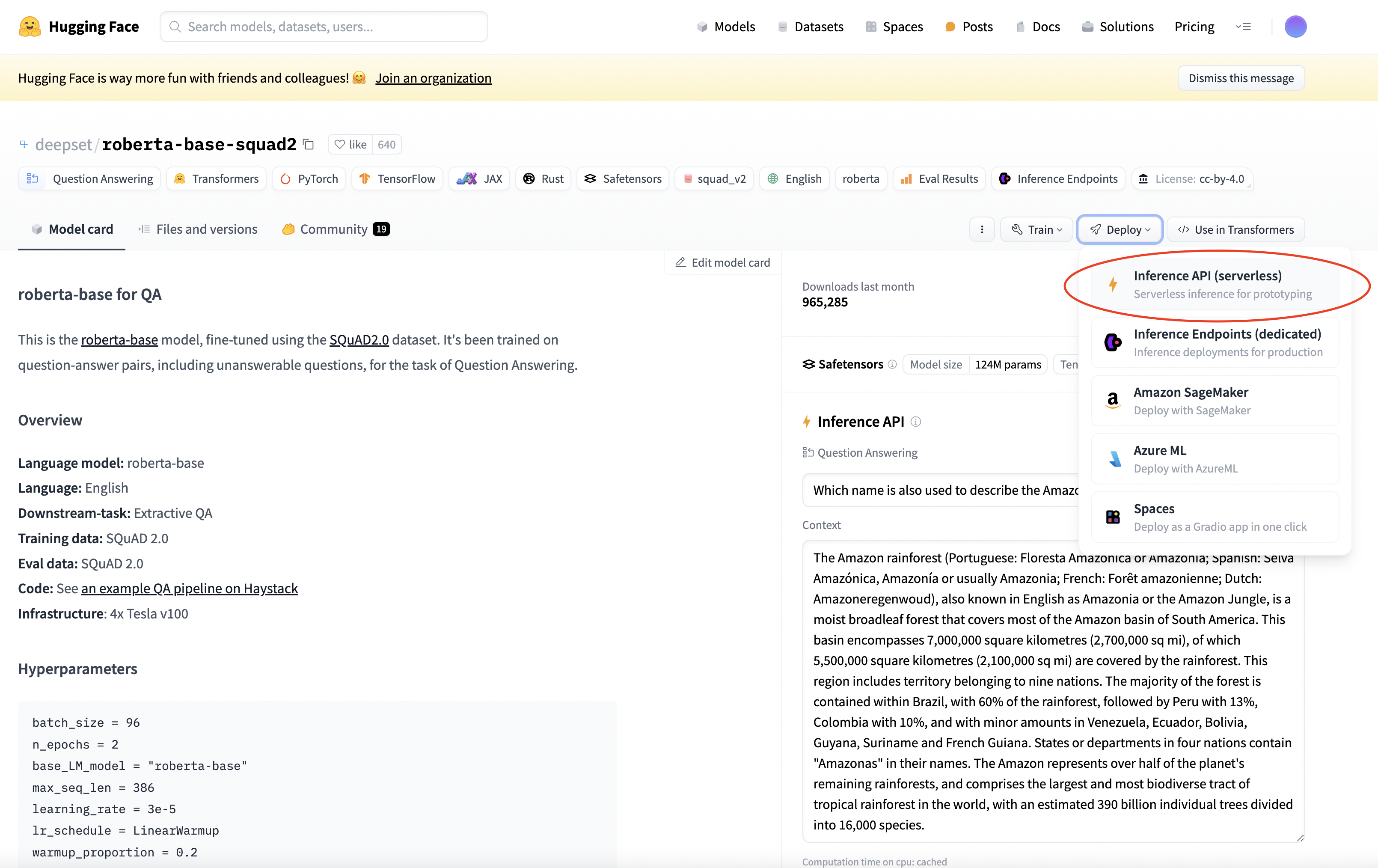 [Backend] FastAPI+Hugging Face