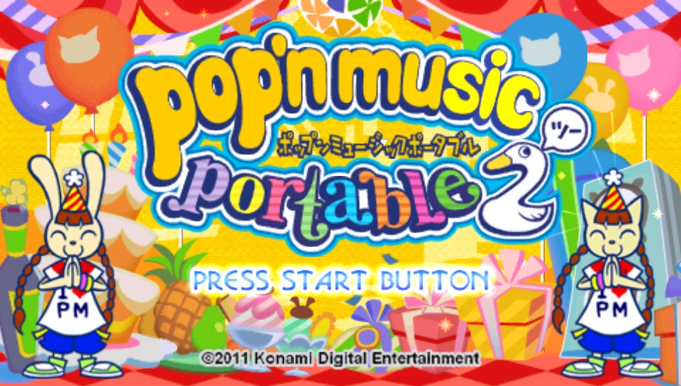 플스 포터블 / PSP - 팝픈뮤직 포터블 2 (Pop n Music Portable 2 - ポップンミュージック ポータブル2 ...