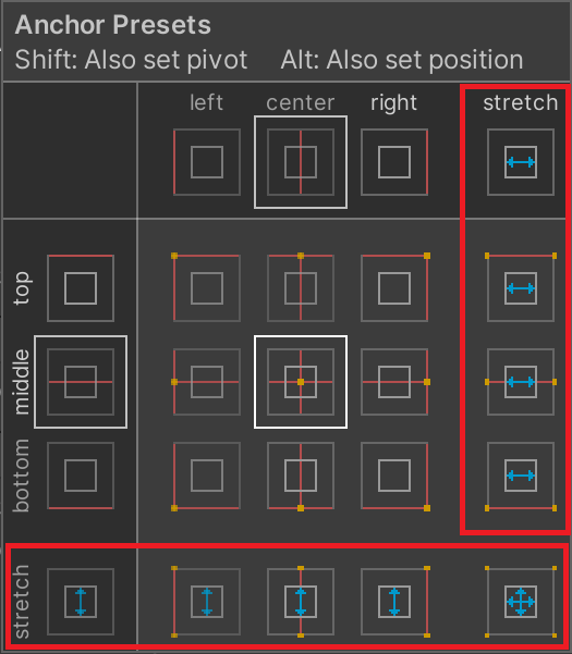[유니티 강좌] UI - Anchor 의 Min, Max