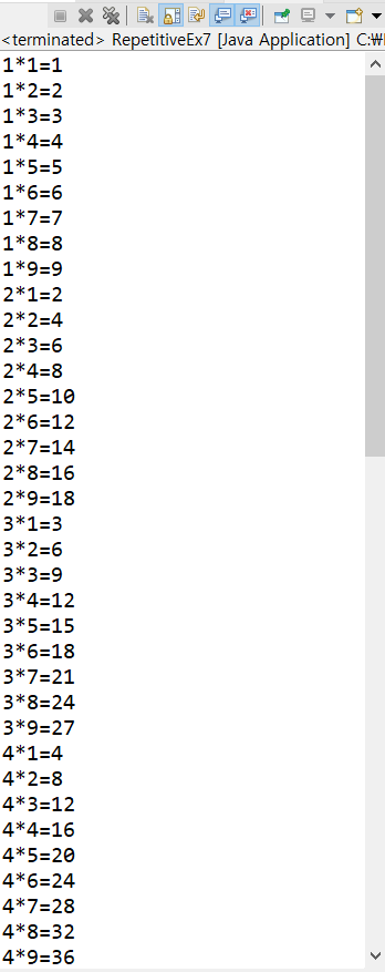 [Java 언어]반복문 실습(7) :: Jun_young